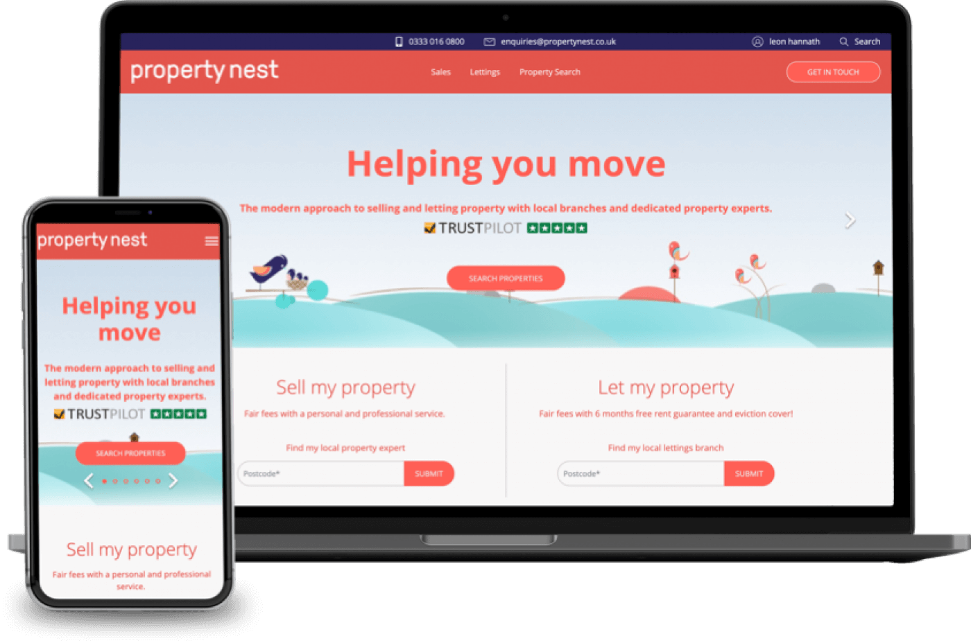 Estate Agent Website Template & Letting Agent Website Template