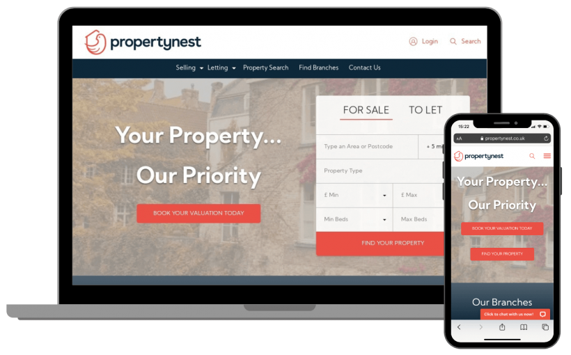 Estate Agent Website Template & Letting Agent Website Template